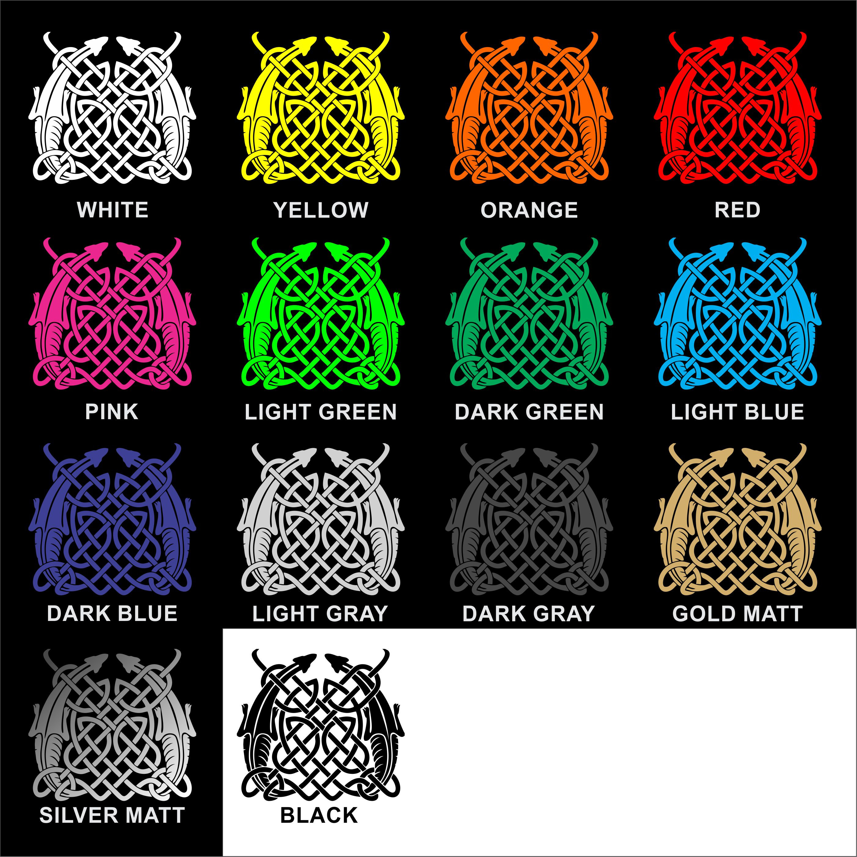 Celtic Knot Vinyl Car Window Decal Irish Tribal Trinity | Etsy