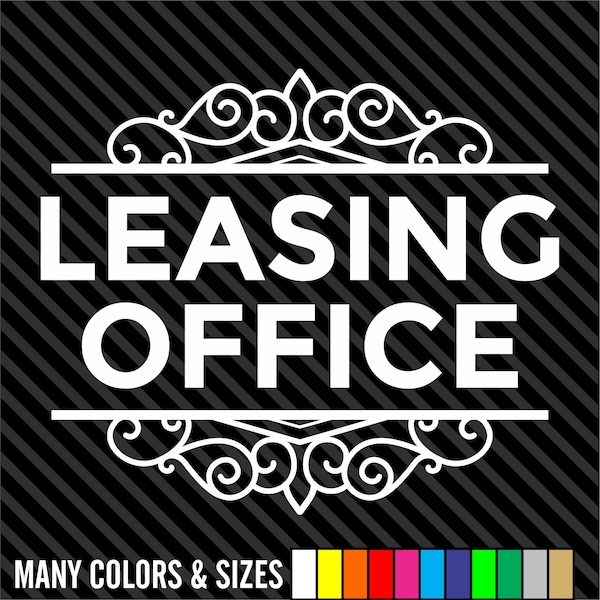 Leasing Office Sign - Etsy