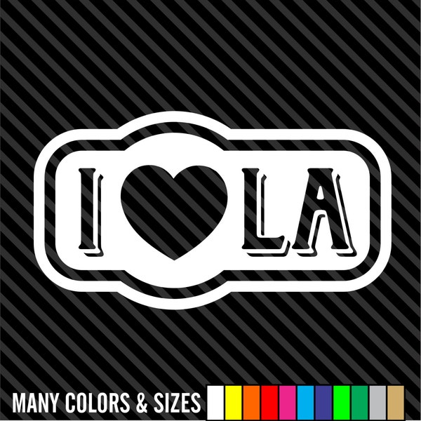 I Love La - Etsy