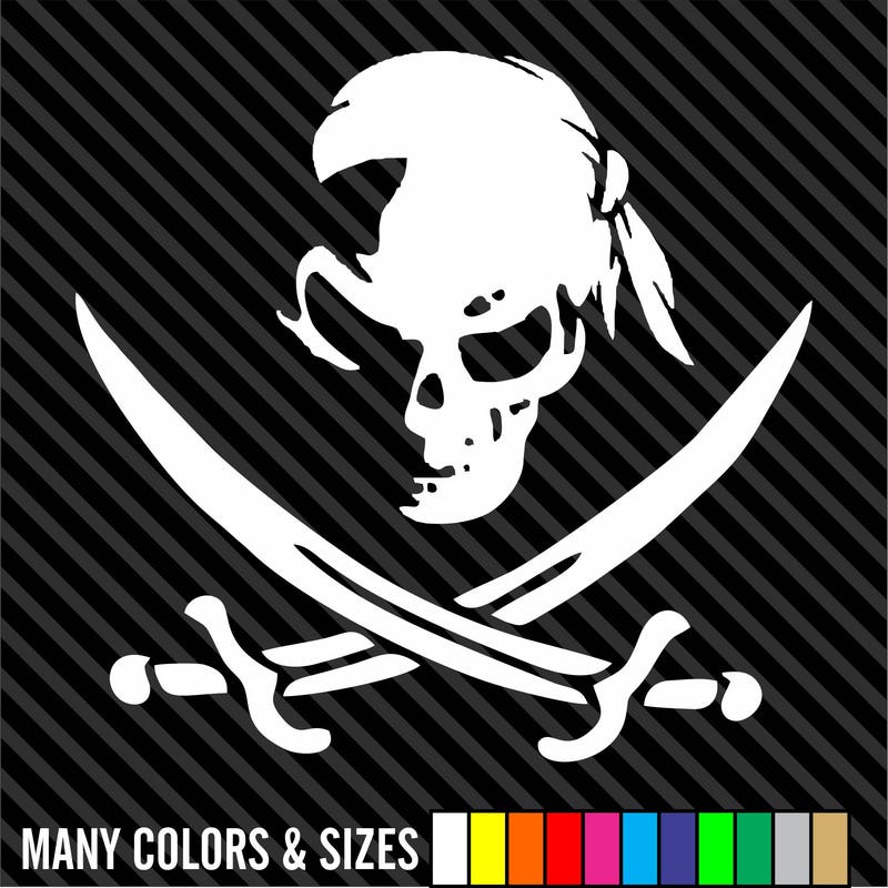 Pirate Decal - Etsy