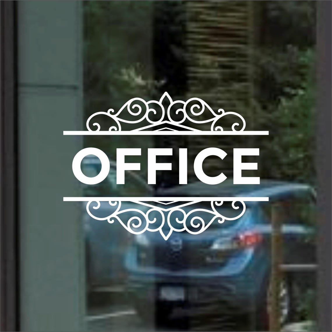 Office Store Front Decal Sticker - Business Sign - Door Store Window ...