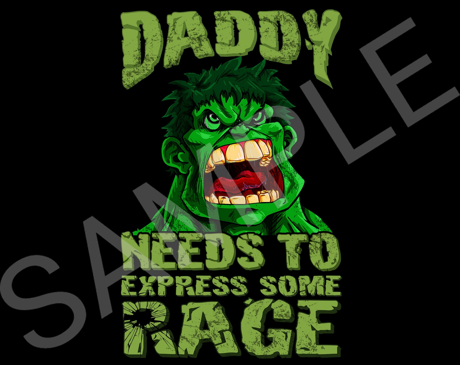 Incredible Father Hulk Png, Hulk Dad's Png, Superhero Png, Dad and Baby ...