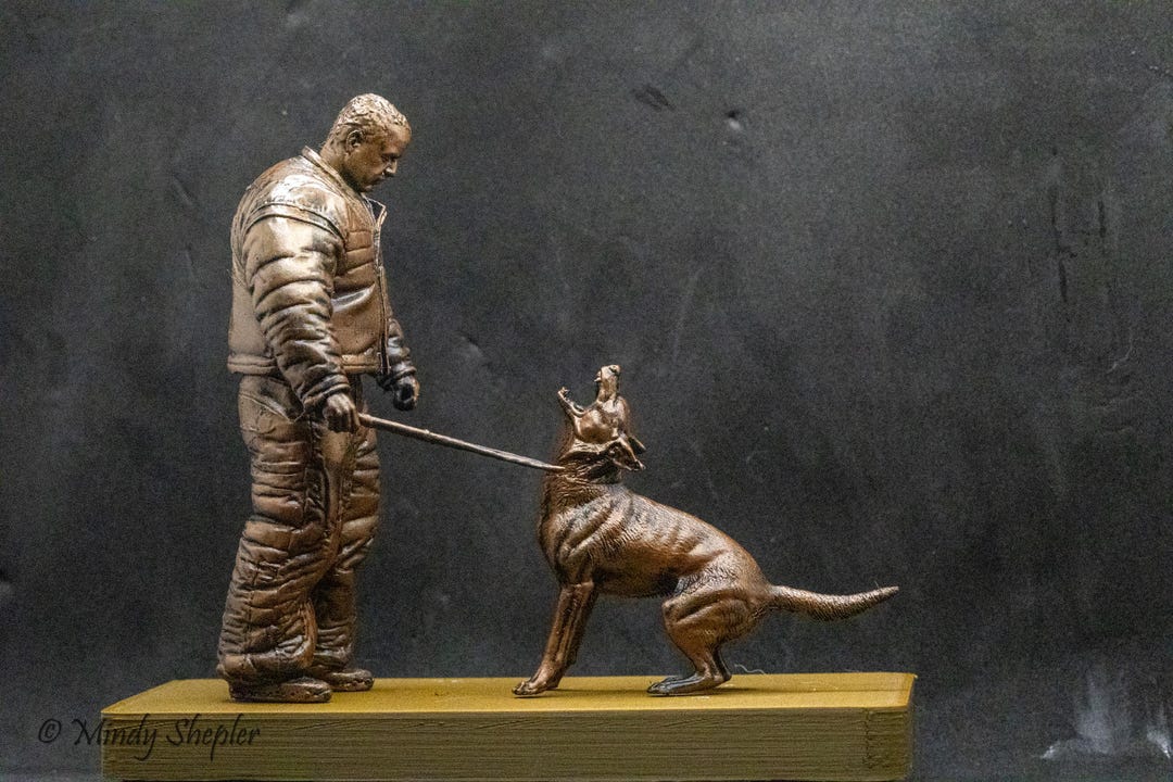 Schutzhund PSA Diorama, Belgian Malinois, Dutch Shepherd, Decoy, IPO ...