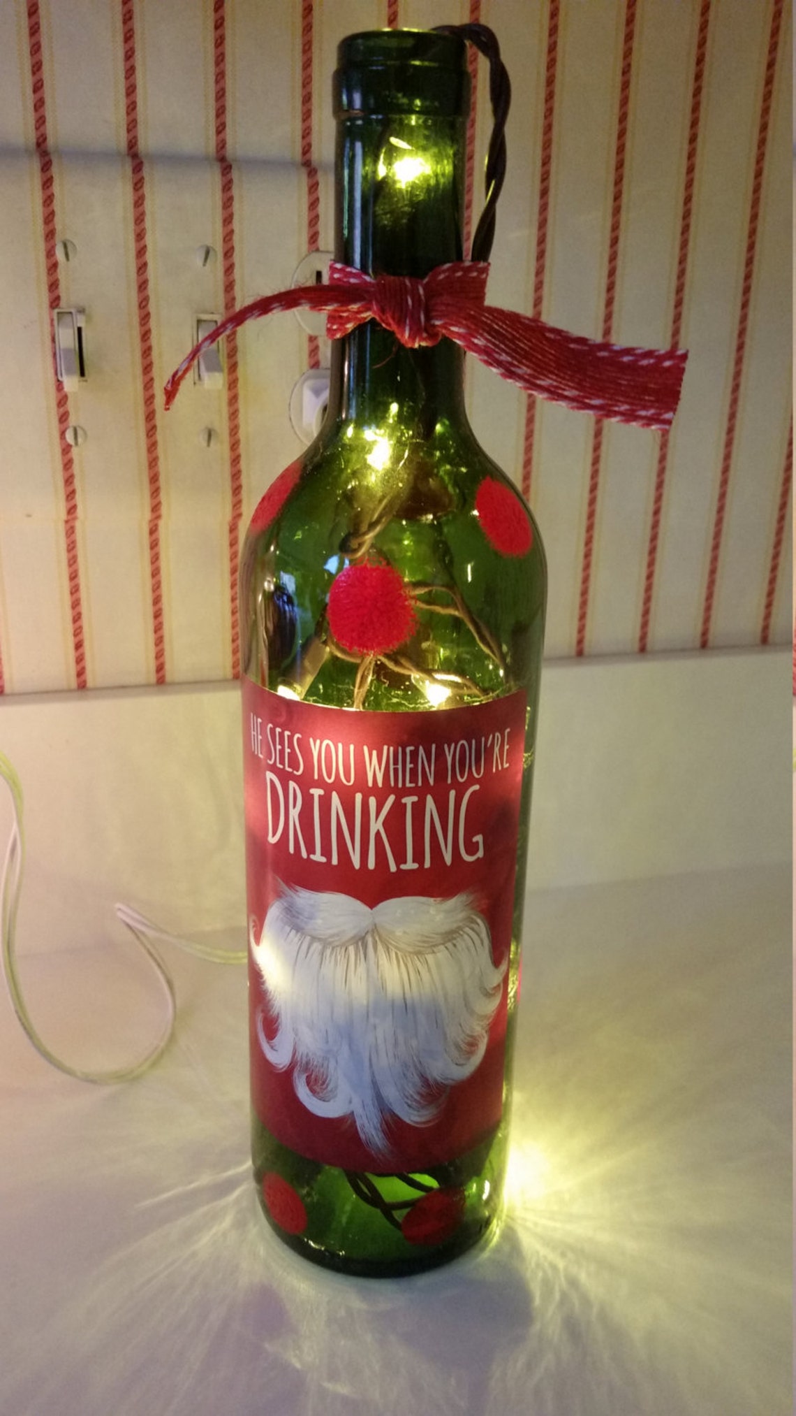 CHRISTMAS WINE BOTTLES - Etsy