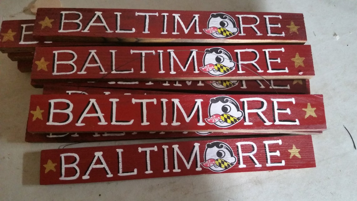Baltimore Natty BOH Hand Painted Sign - Etsy