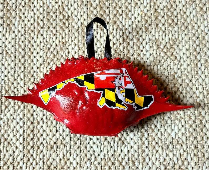 Maryland Painted Crab Shells - Etsy