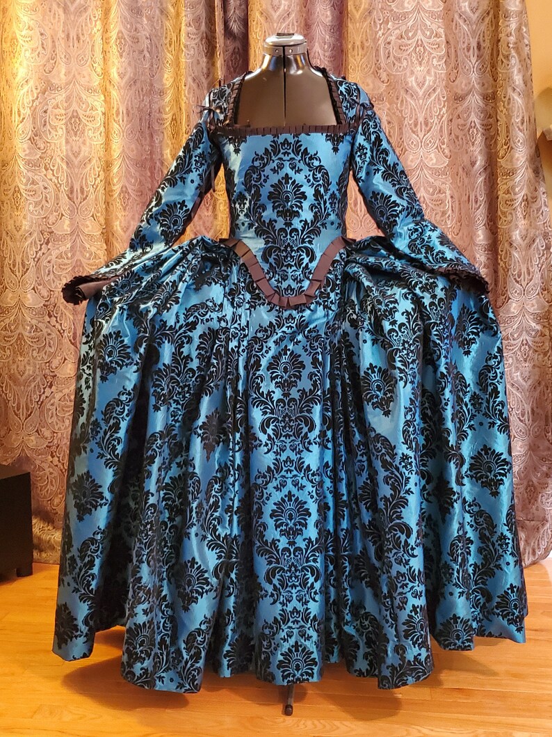 Renfest Gown Renaissance Gown Medieval Dress Queen Gown | Etsy