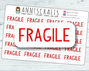 Fragile Care Labels, Fragile Stickers, Please Do Not Bend Label ...