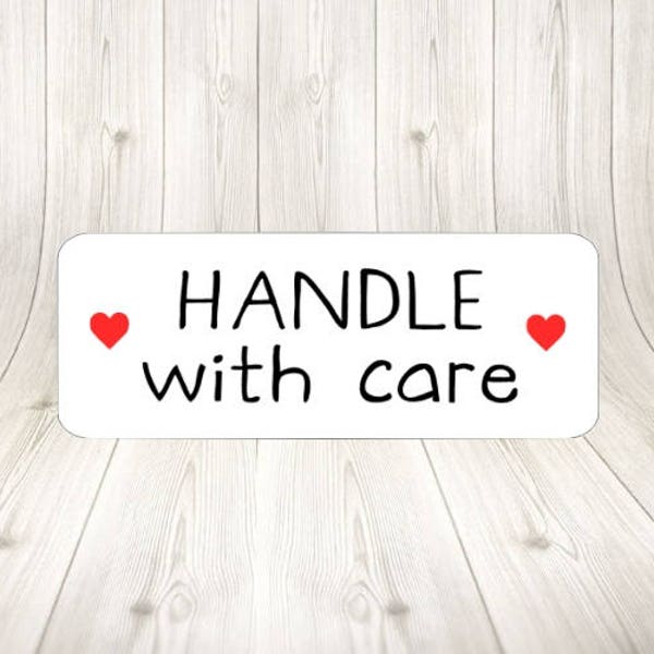 Buy Handle With Care Stickers Online In India - Etsy India