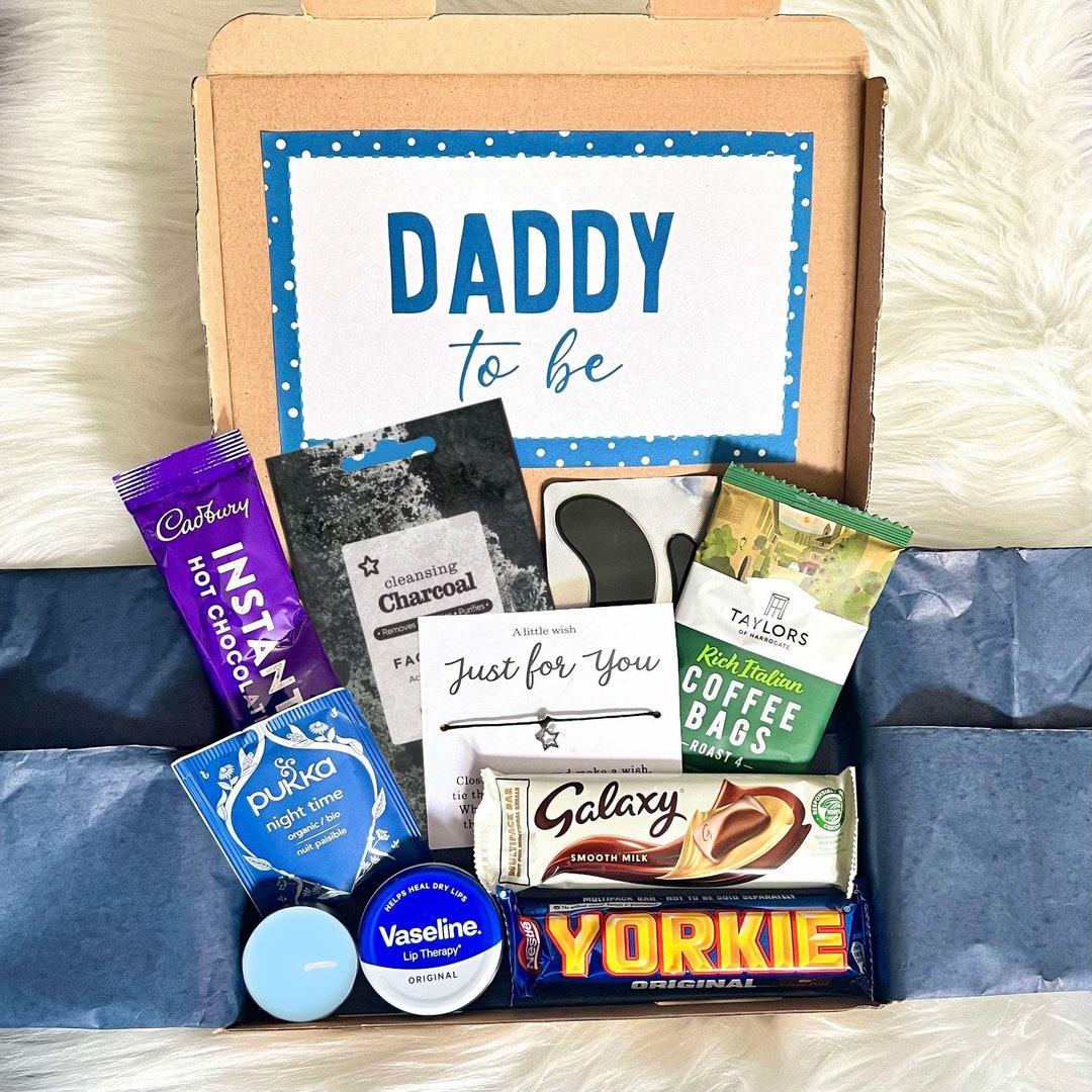 Daddy to Be Gift Box New Dad Father to Be Mens Spa Pamper Box New Dad Care Package Letterbox New ...
