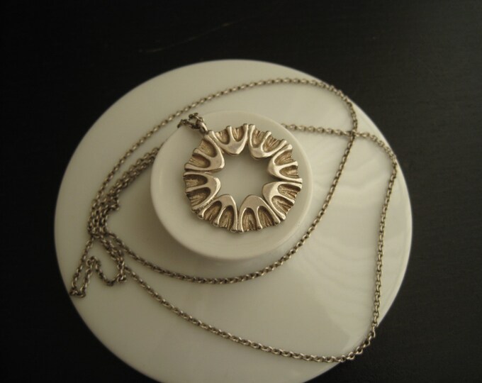 Traditional Sami Sterling Silver Pendant by Juhls, Norway. - Etsy