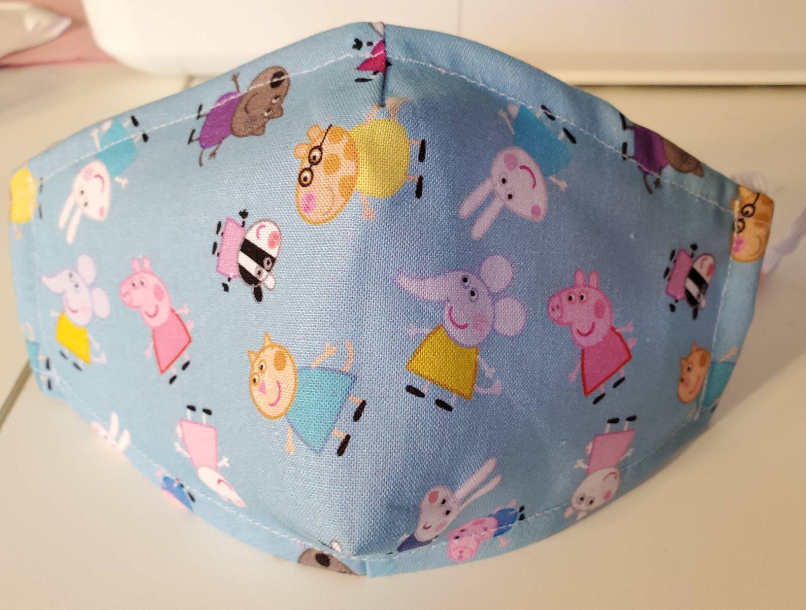Peppa Pig Cotton Face Mask Washable Face mask Adjustable | Etsy