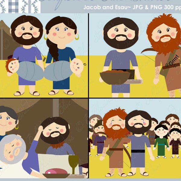 Jacob and Esau Craft - Etsy