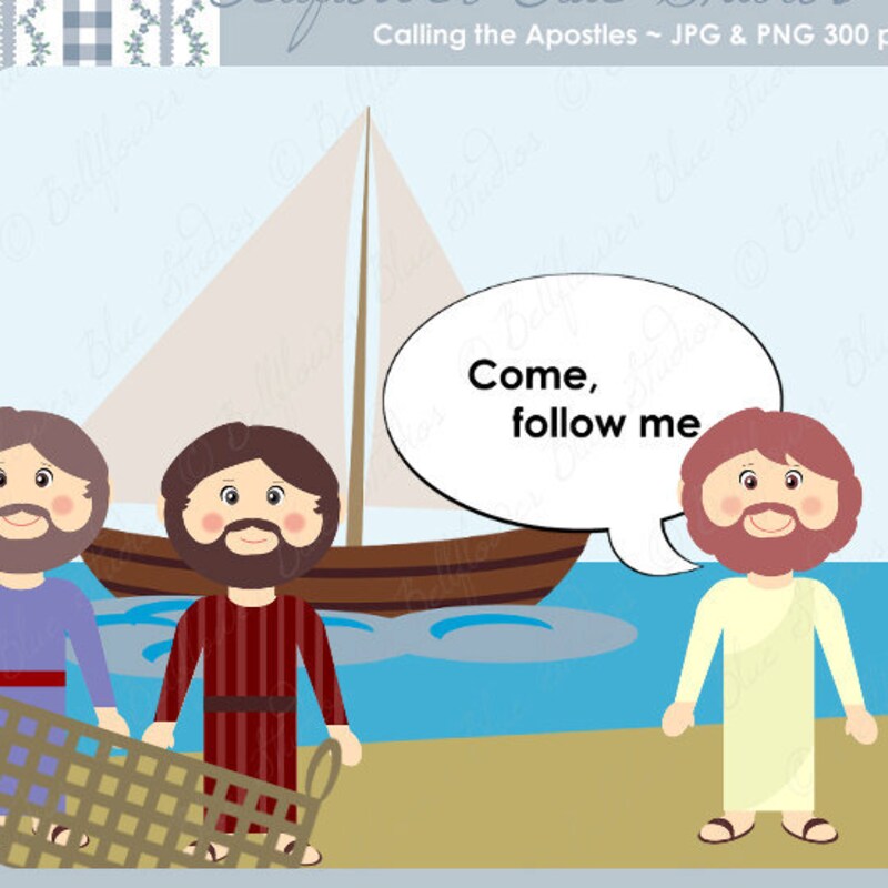 Apostle Clip Art - Etsy