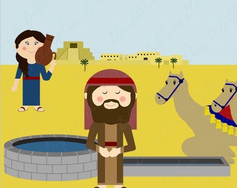 Jacob and Esau Digital Clipart - Etsy