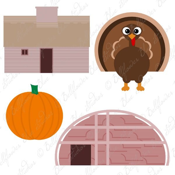 First Thanksgiving Digital Clipart - Etsy