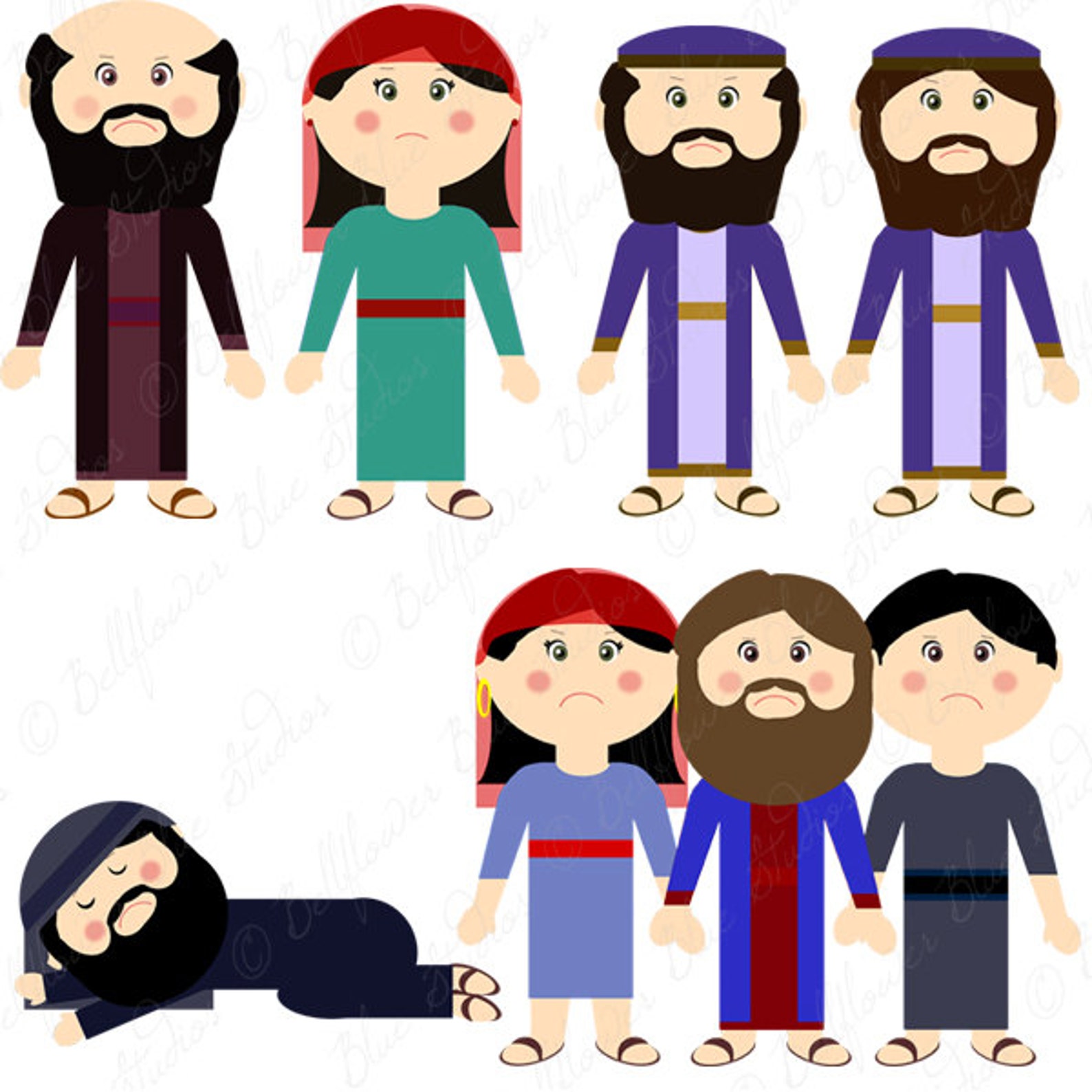 Queen Esther Digital Clipart (full Color Version) - Etsy