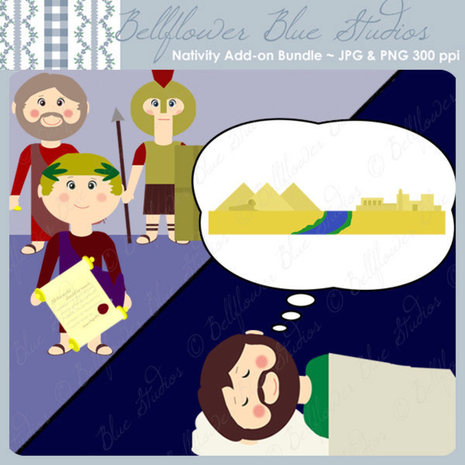 Nativity Add-on Digital Clipart Bundle - Etsy