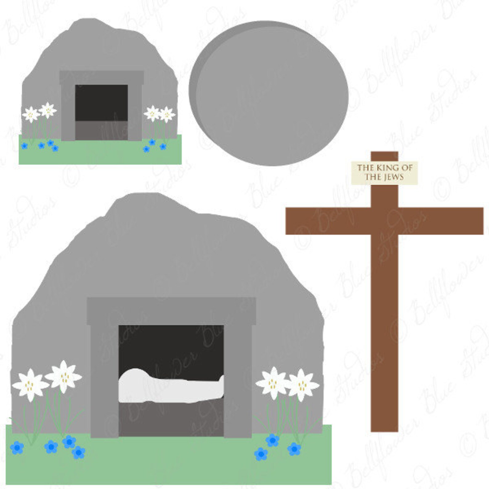 The Resurrection / First Easter Digital Clipart - Etsy