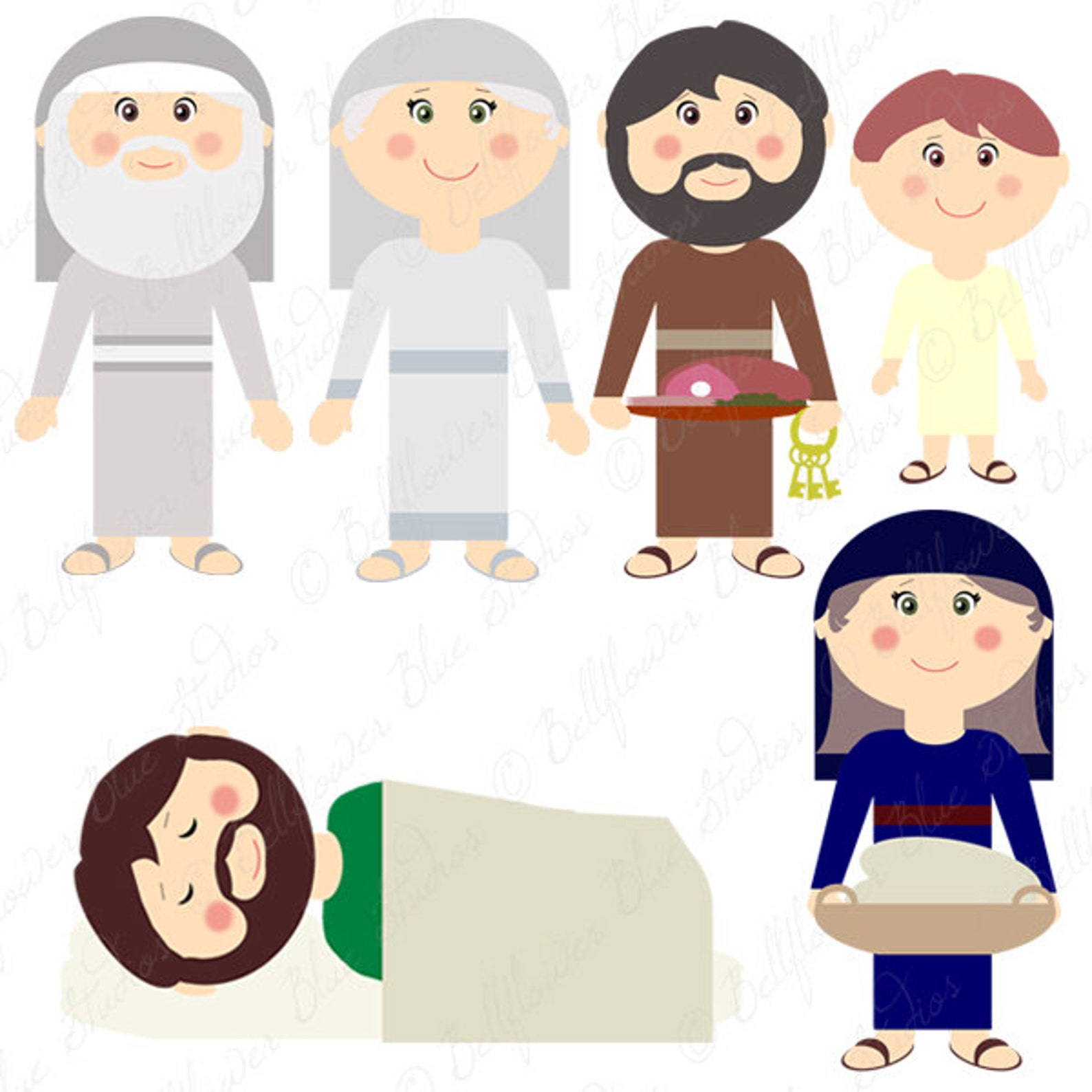 Nativity Add-on Digital Clipart Bundle - Etsy