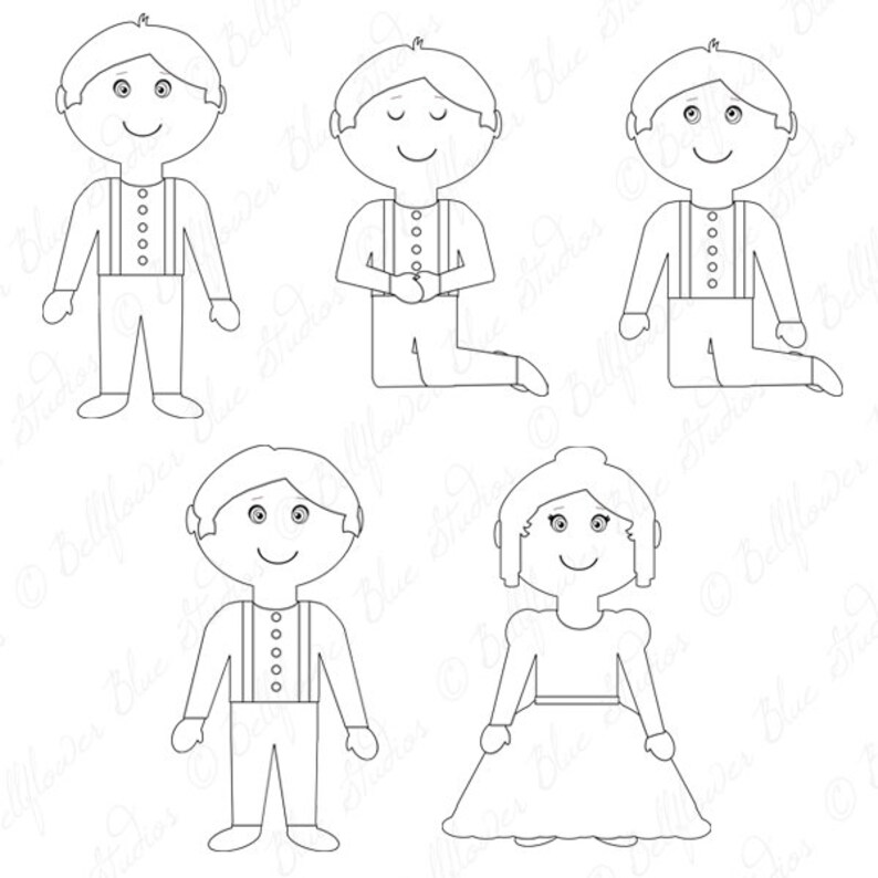 First Vision Digital Clipart (black & White Line Art Version) - Etsy