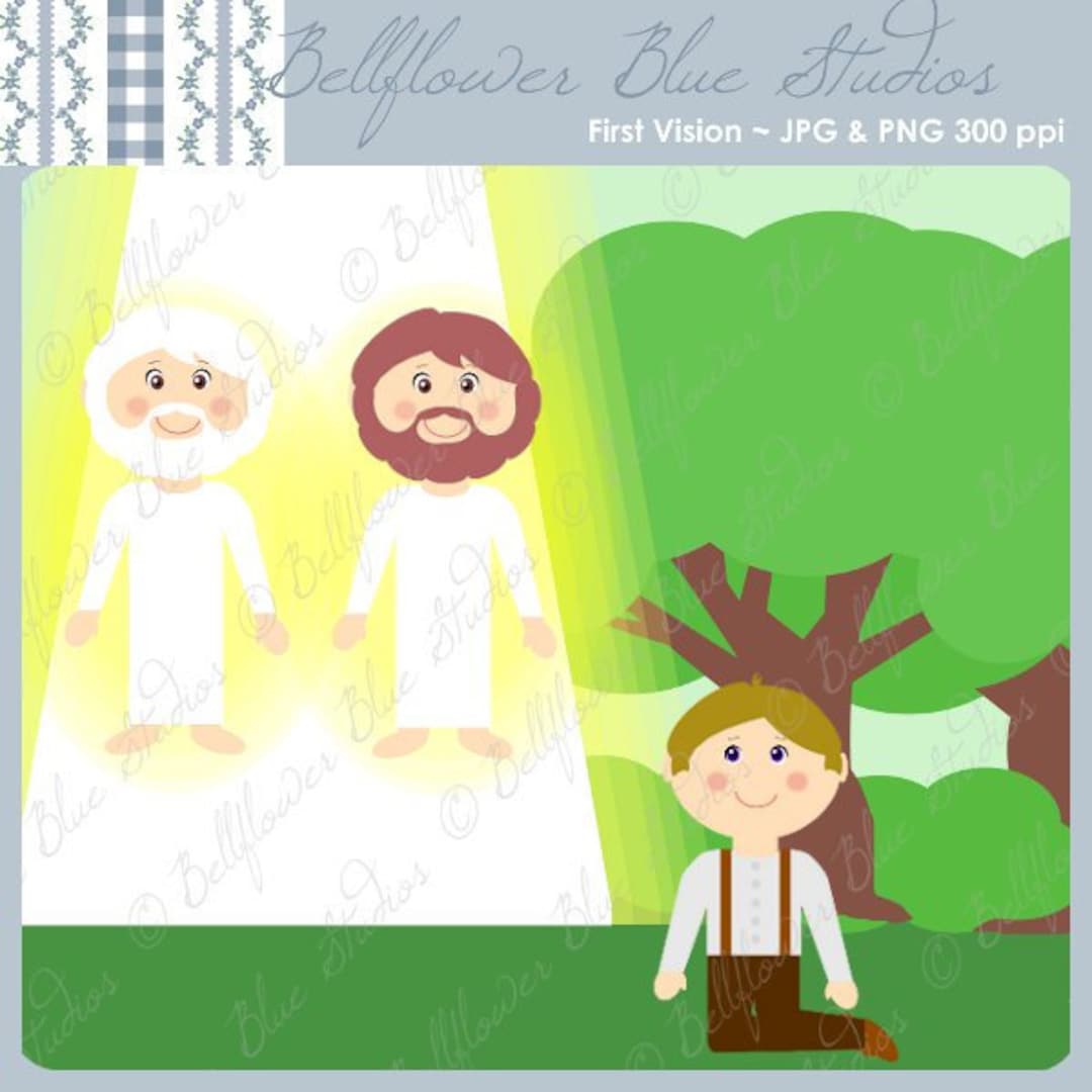 First Vision Digital Clipart - Etsy