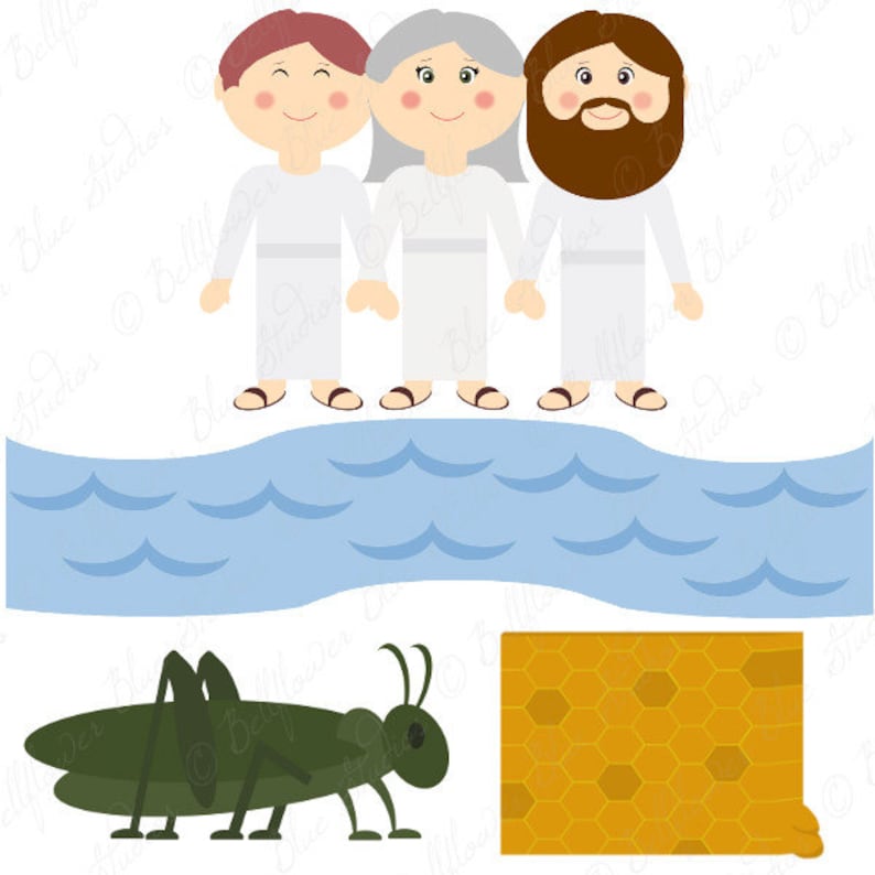 John the Baptist Digital Clipart - Etsy