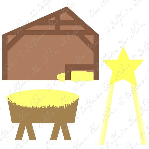 The Nativity / First Christmas Digital Clipart - Etsy