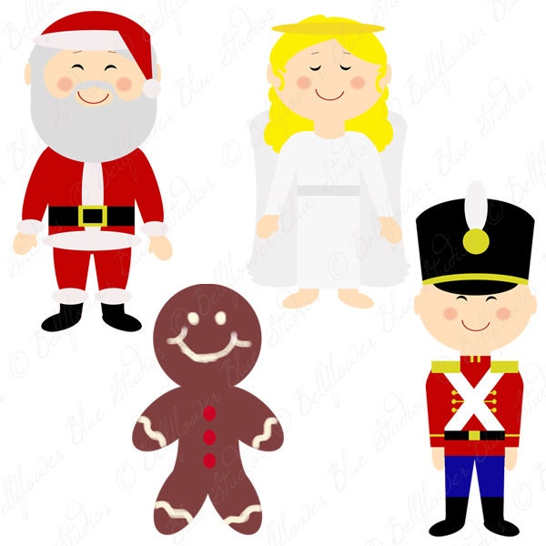 Christmas Decorations Digital Clipart full Color Version - Etsy