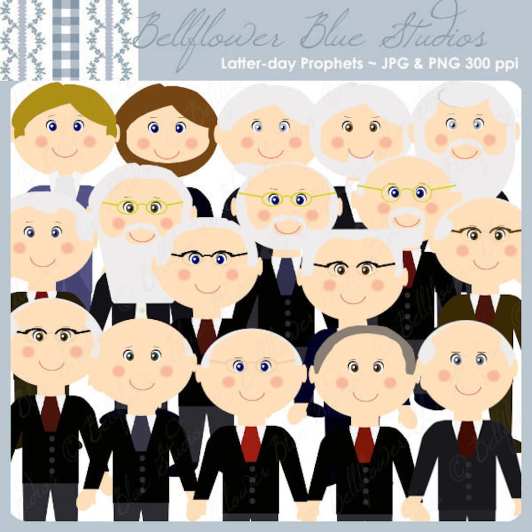 Latter-day Prophets Digital Clipart - Etsy