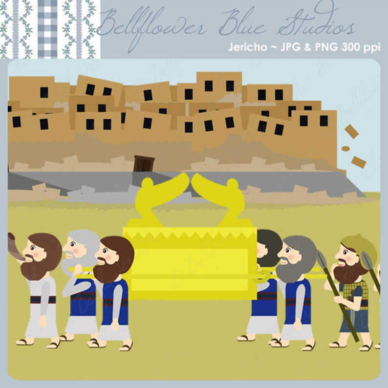 Jericho Digital Clipart - Etsy