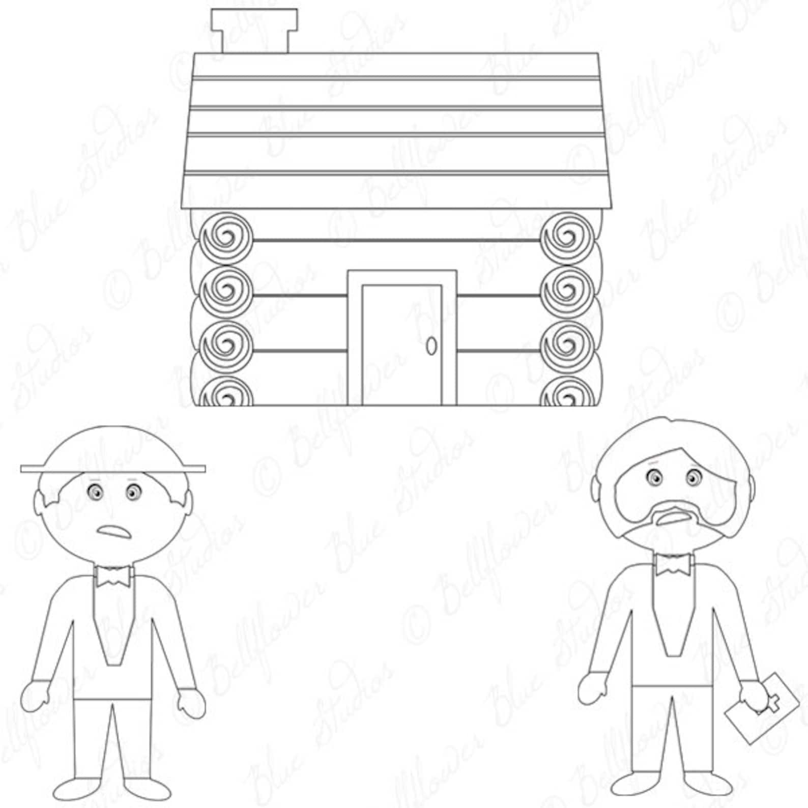 First Vision Digital Clipart (black & White Line Art Version) - Etsy