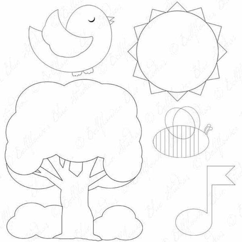 First Vision Digital Clipart (black & White Line Art Version) - Etsy