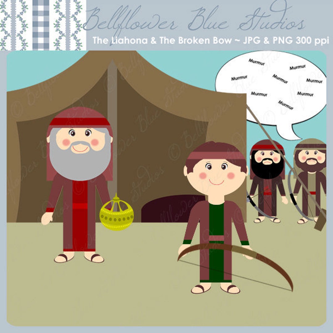 The Liahona and the Broken Bow Digital Clipart - Etsy