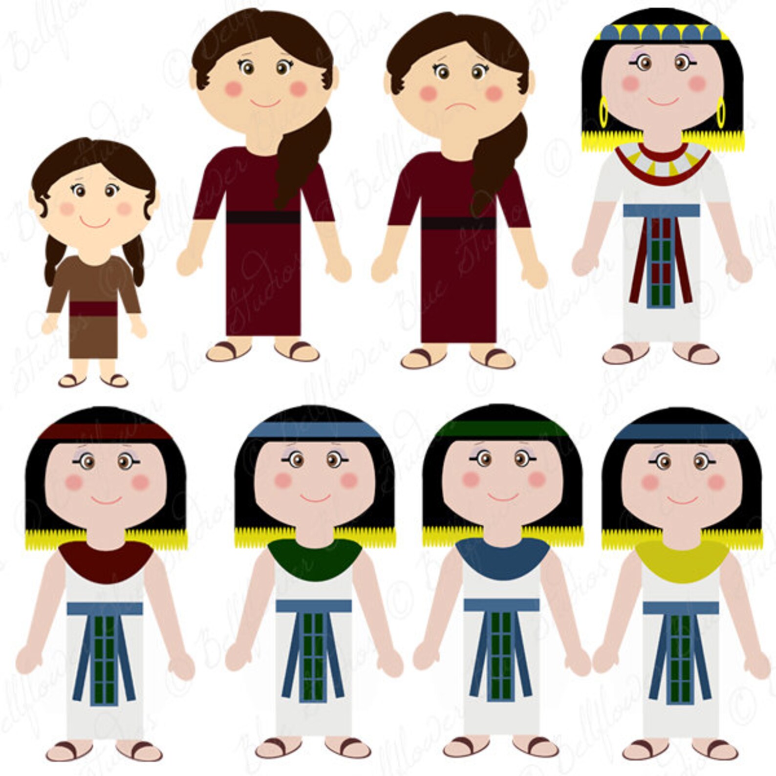 Baby Moses Digital Clipart - Etsy