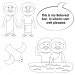 John the Baptist Digital Clipart (black & White Line Art Version) - Etsy