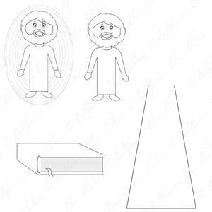 First Vision Digital Clipart (black & White Line Art Version) - Etsy