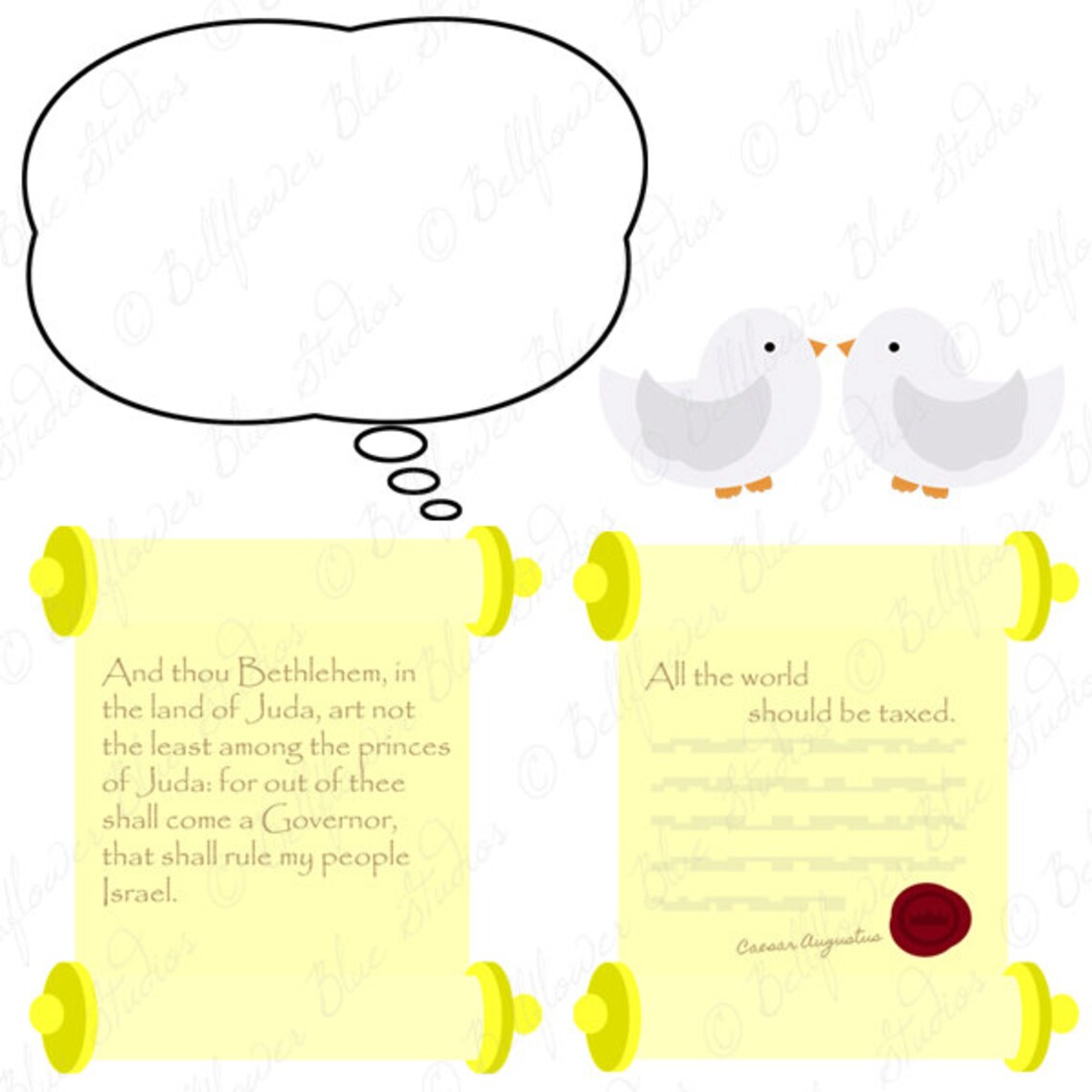 Nativity Add-on Digital Clipart Bundle - Etsy