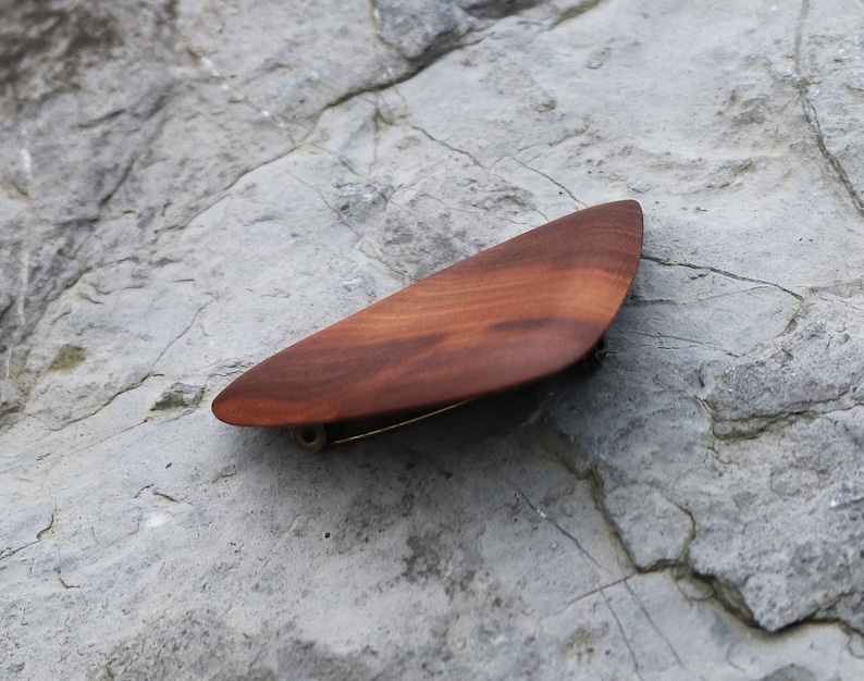 Wood Pin Minimalist Brooch Wood Brooch Triangle Brooch - Etsy