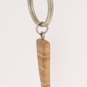 Eco Wood Keychain, Wood Key Ornament, Key Fob Key Ring, Key Chain for ...