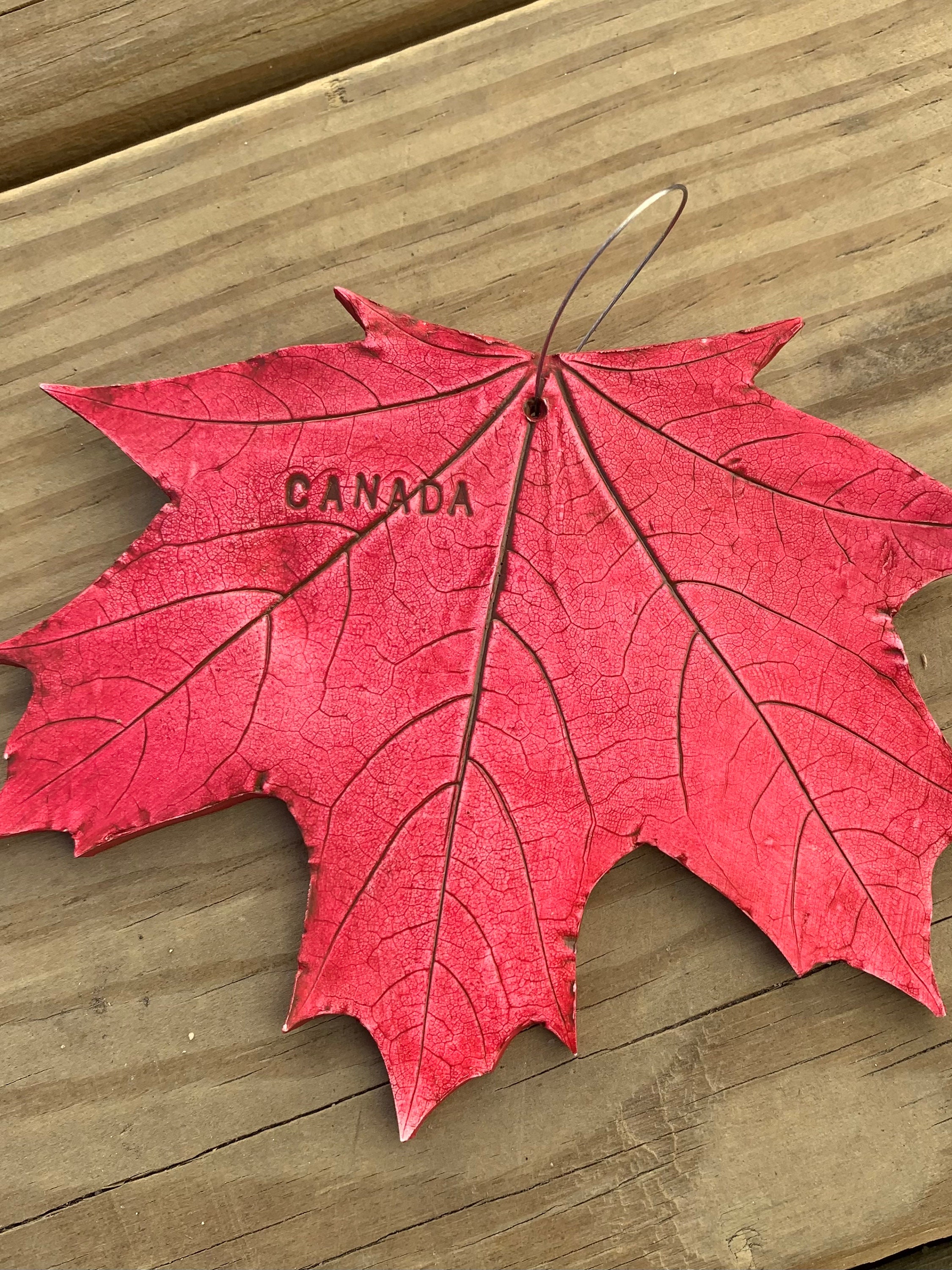 Canada Maple Leaf Ornament Canadian Maple Leaf - Etsy