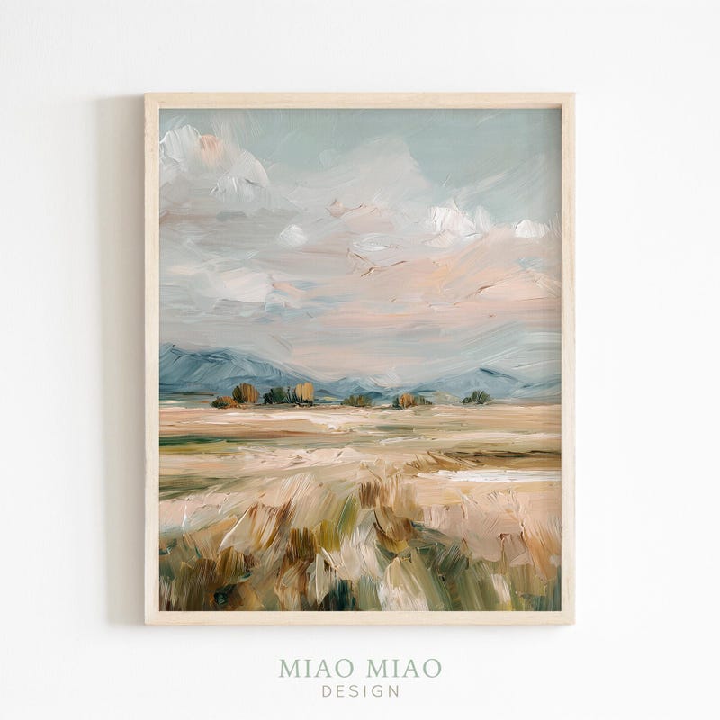 Countryside Abstract - Etsy