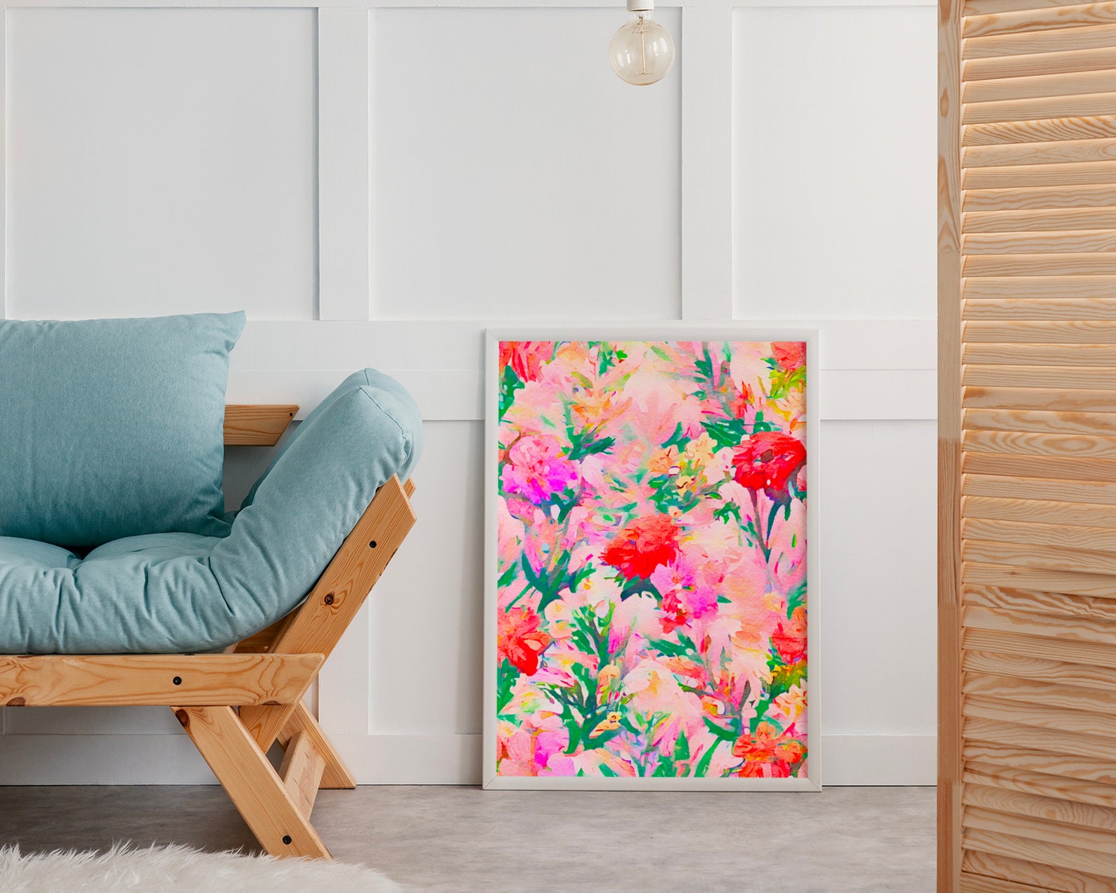 Floral Printable Art Floral Artwork Floral Digital Print - Etsy