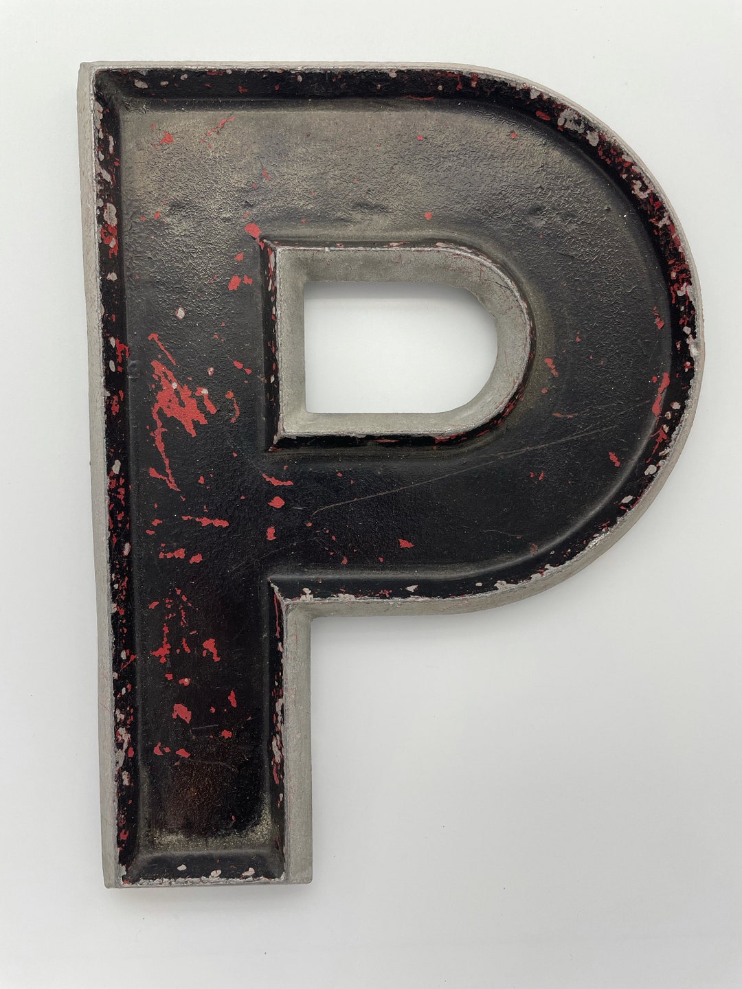 Vintage Theater Metal Marquee Letter "p" - Etsy