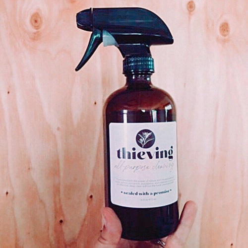 Thieves Cleaner Label Household Cleaner Spray Bottle Label - Etsy