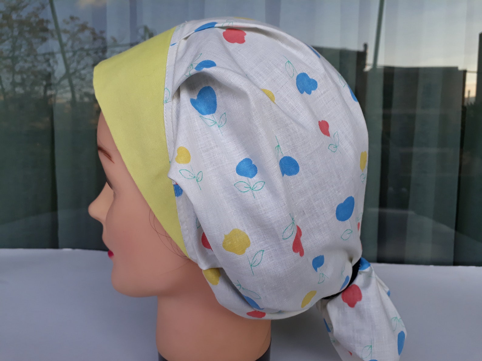 Scrub Bouffant Sewing Pattern Bonnet Hat Pattern Pdf - Etsy