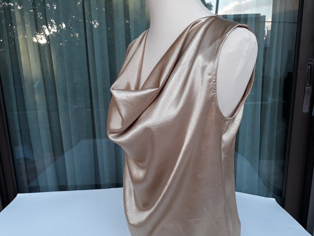 Pdf Digital Pattern for Women, Draped Top Sewing Pattern, Cowl Neck ...