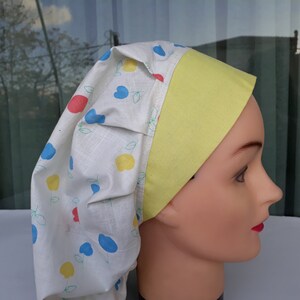 Scrub Bouffant Sewing Pattern, Bonnet Hat Pattern Pdf Beginners, Chemo ...