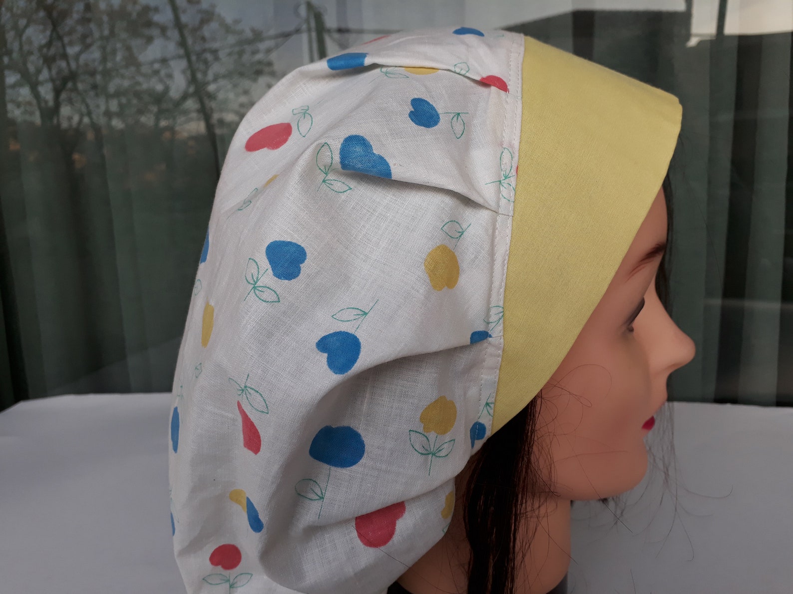 Scrub Bouffant Sewing Pattern Bonnet Hat Pattern Pdf - Etsy