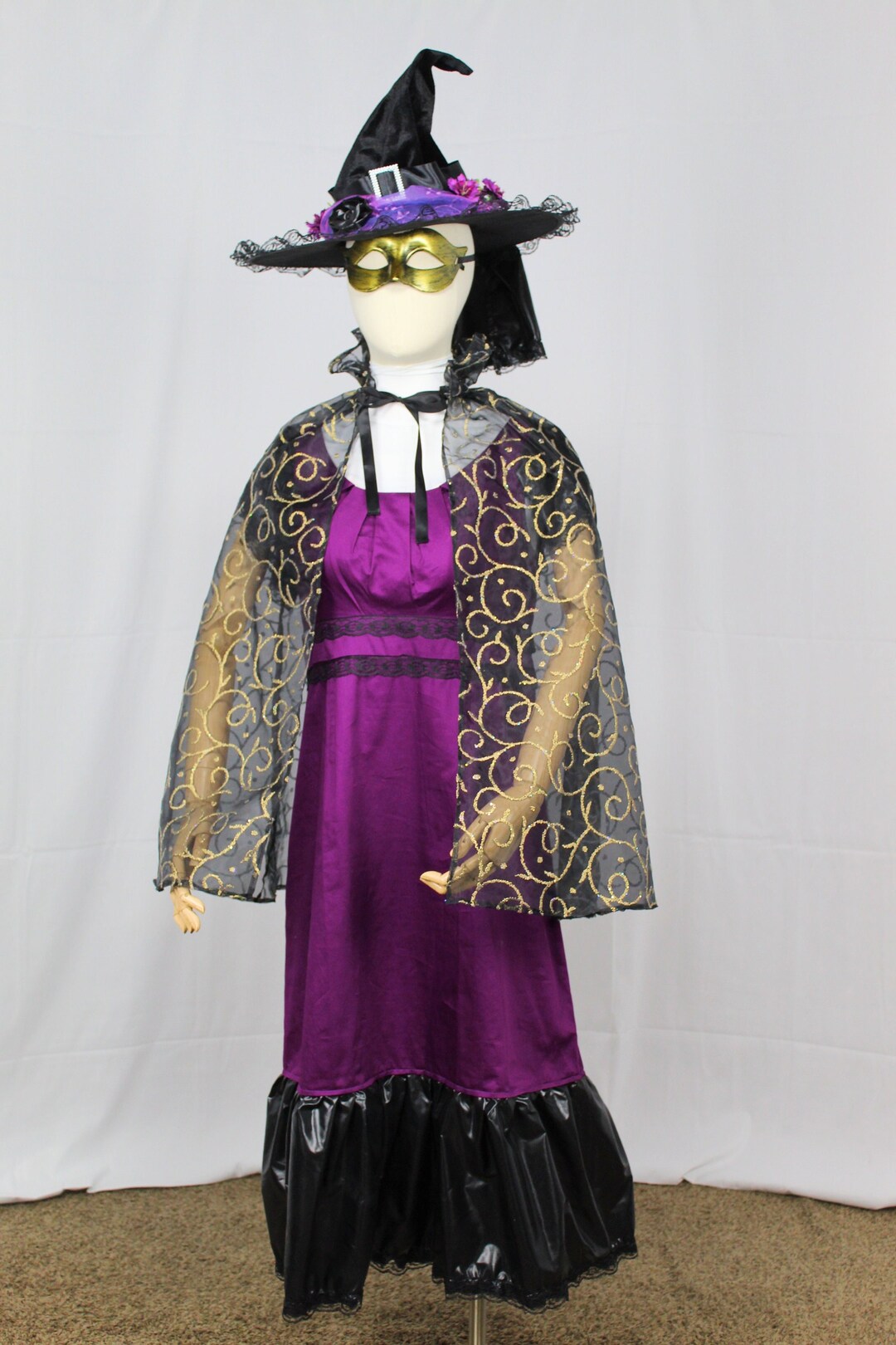 Plus Size Witch Costume Women, Plus Size Woman Costume, Purple Witch ...